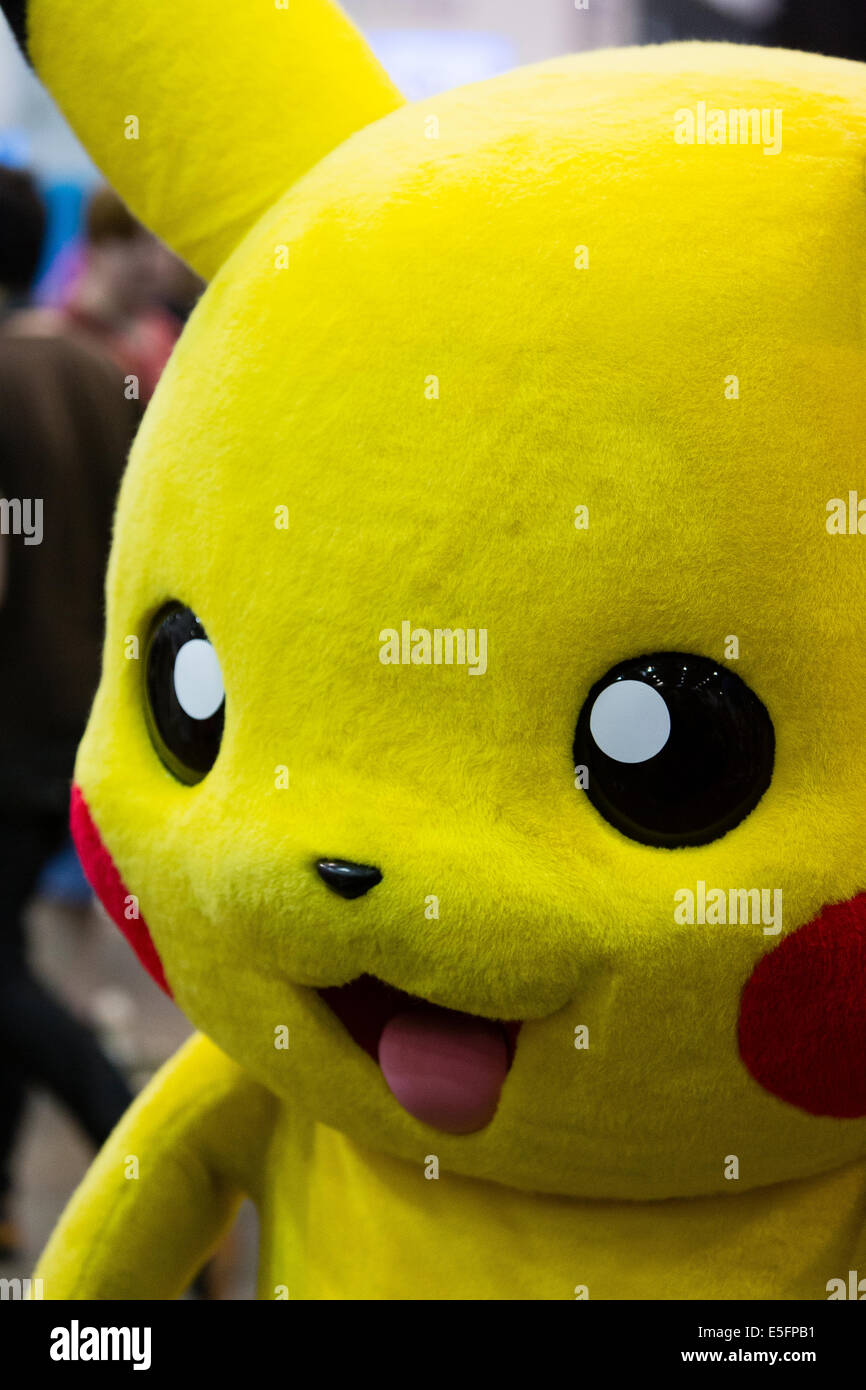 LONDON, ENGLAND Pikachu makes an appearance at Hyper Japan in Earl's ...