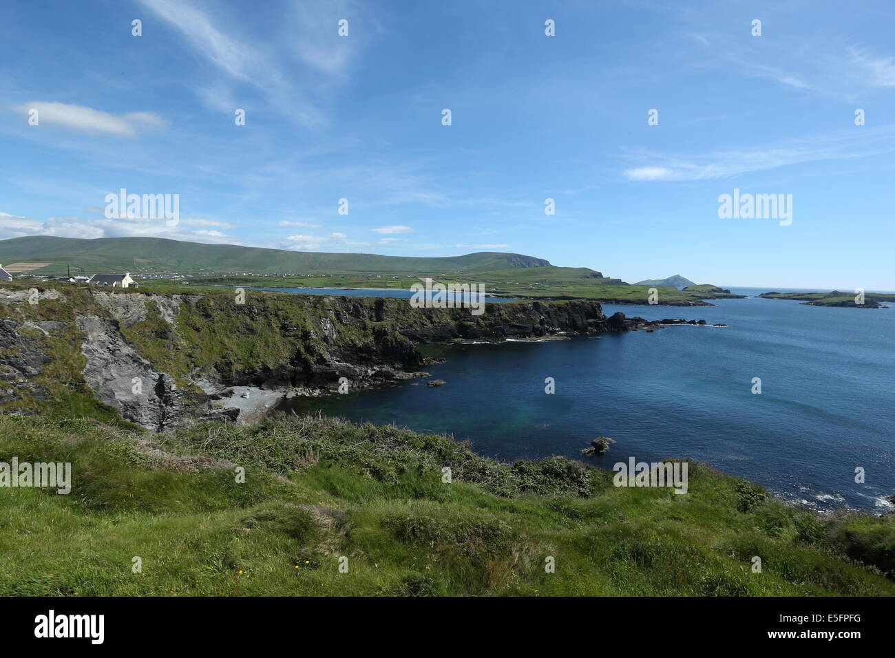 Image of a cliff on Valentia Island, County Kerry in the South of ...