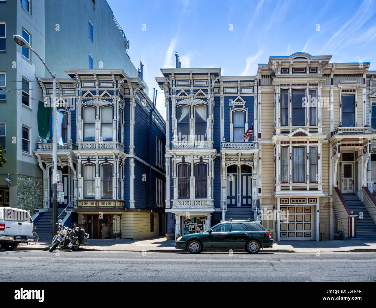 Row houses san francisco hi-res stock photography and images - Alamy
