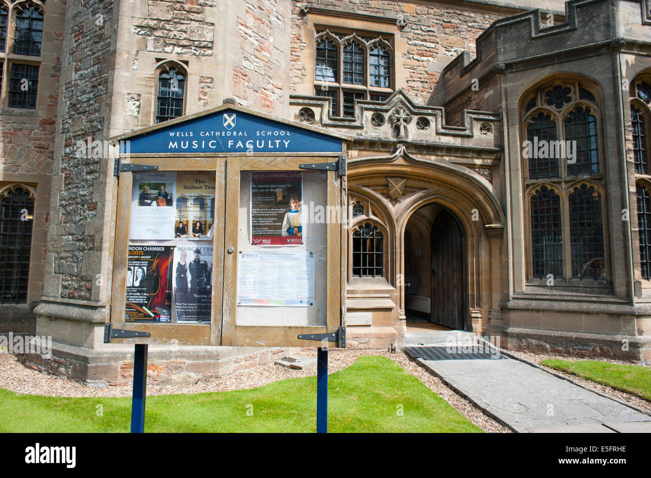 Wells Cathedral school music faculty building, Wells Somerset England ...