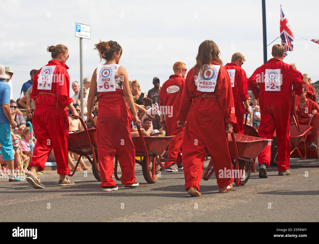Swanage carnival parade procession in July with the theme Celebrate ...