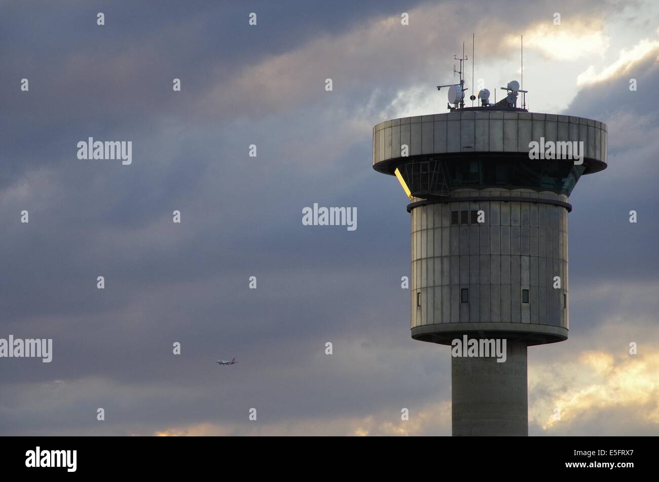 Control tower for shipping in Sydney Harbor Stock Photo - Alamy
