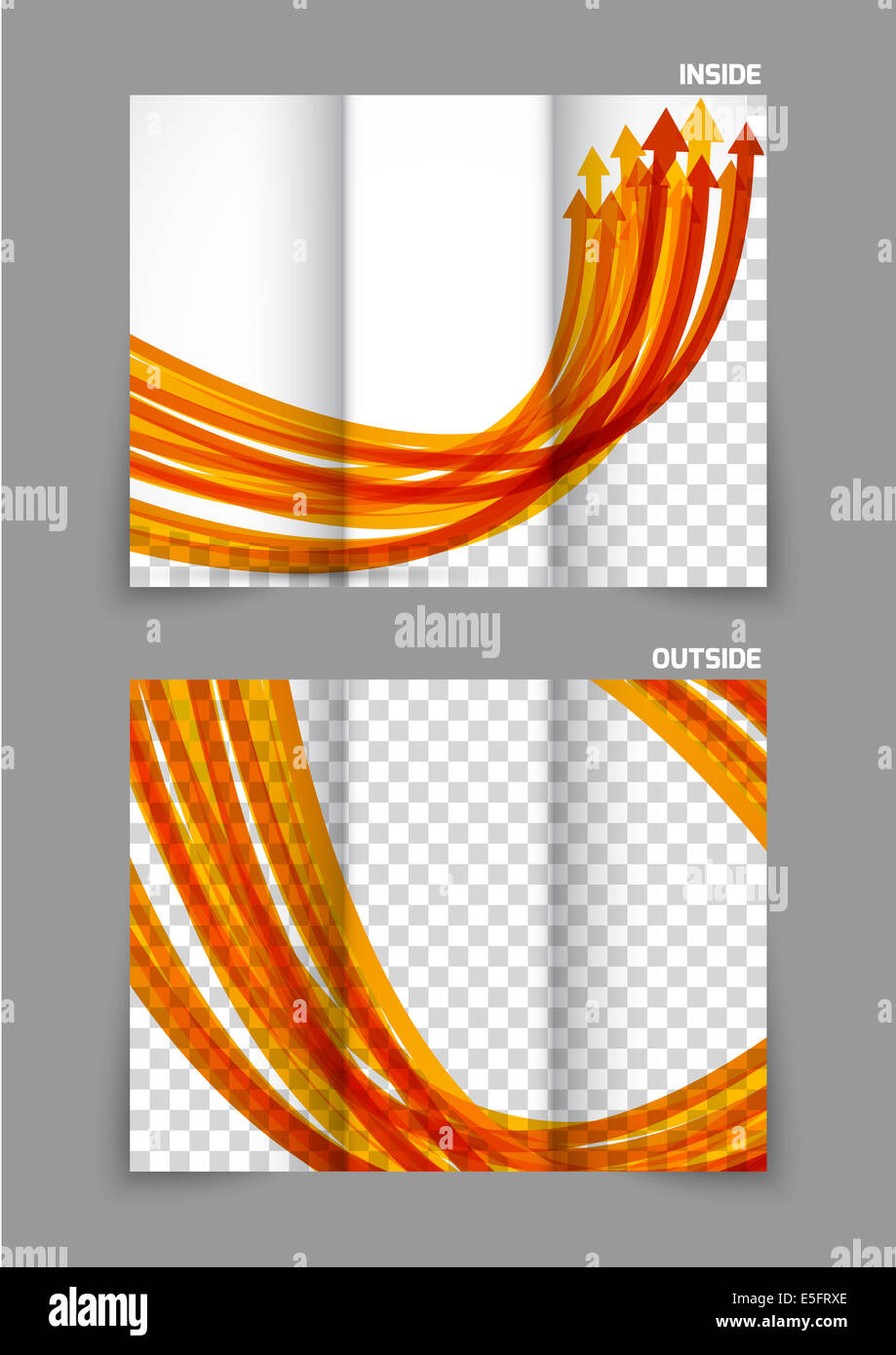 Abstract arrows brochure flyer design hi-res stock photography and ...