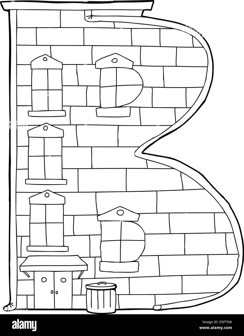 Window cartoon icon Black and White Stock Photos & Images - Alamy