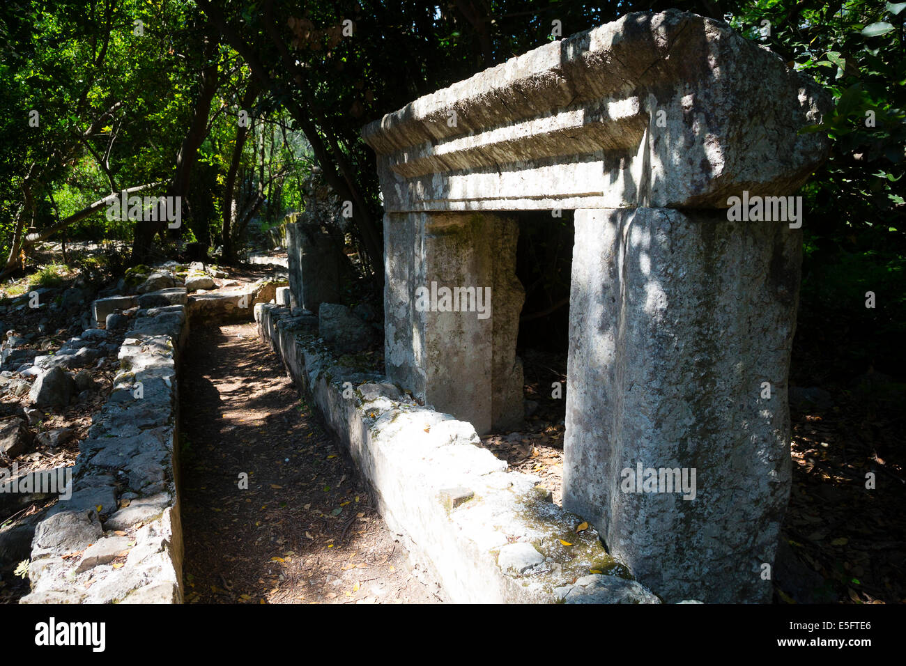 CIRALI, TURKEY Lycian ruins near Cirali beach Stock Photo - Alamy