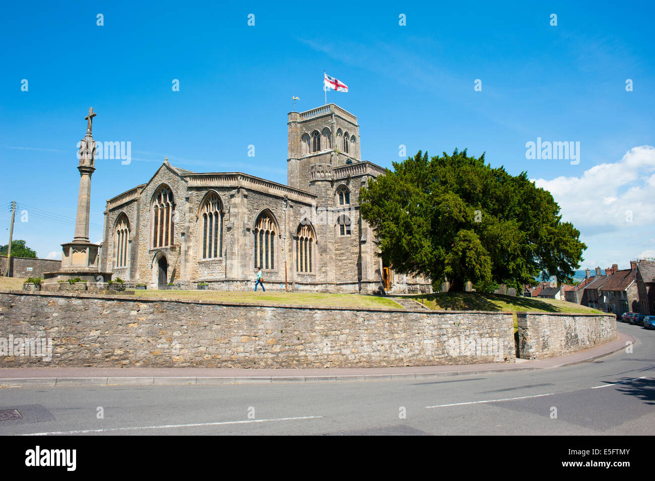 St marys church wedmore somerset hi-res stock photography and images ...