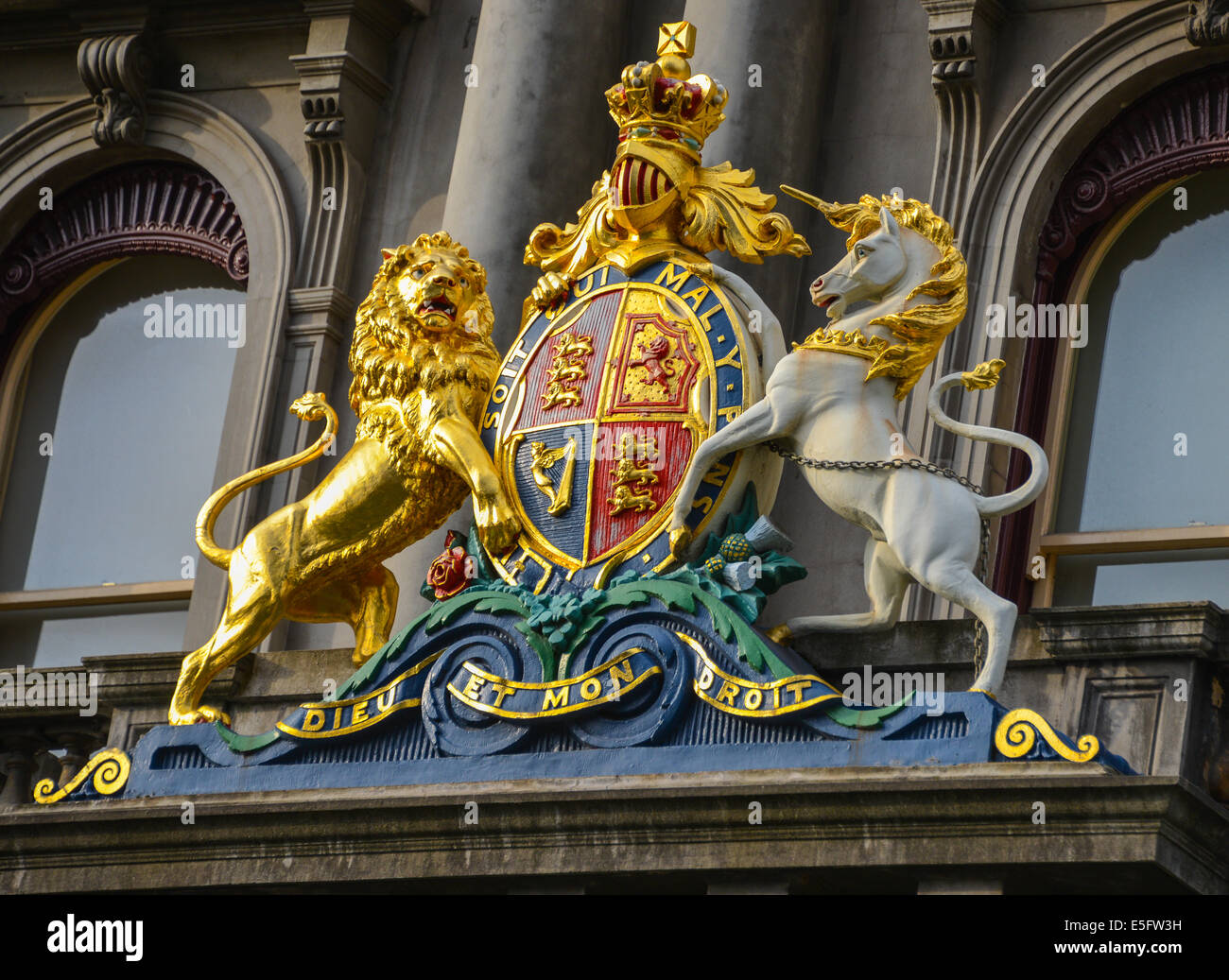 royal coat of arms melbourne mint Stock Photo - Alamy