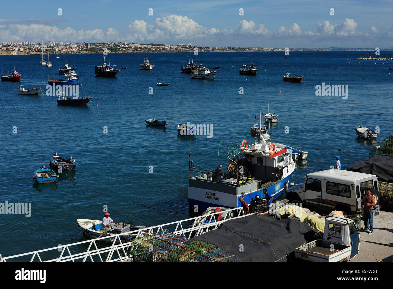 Fishing port cascais hi-res stock photography and images - Alamy