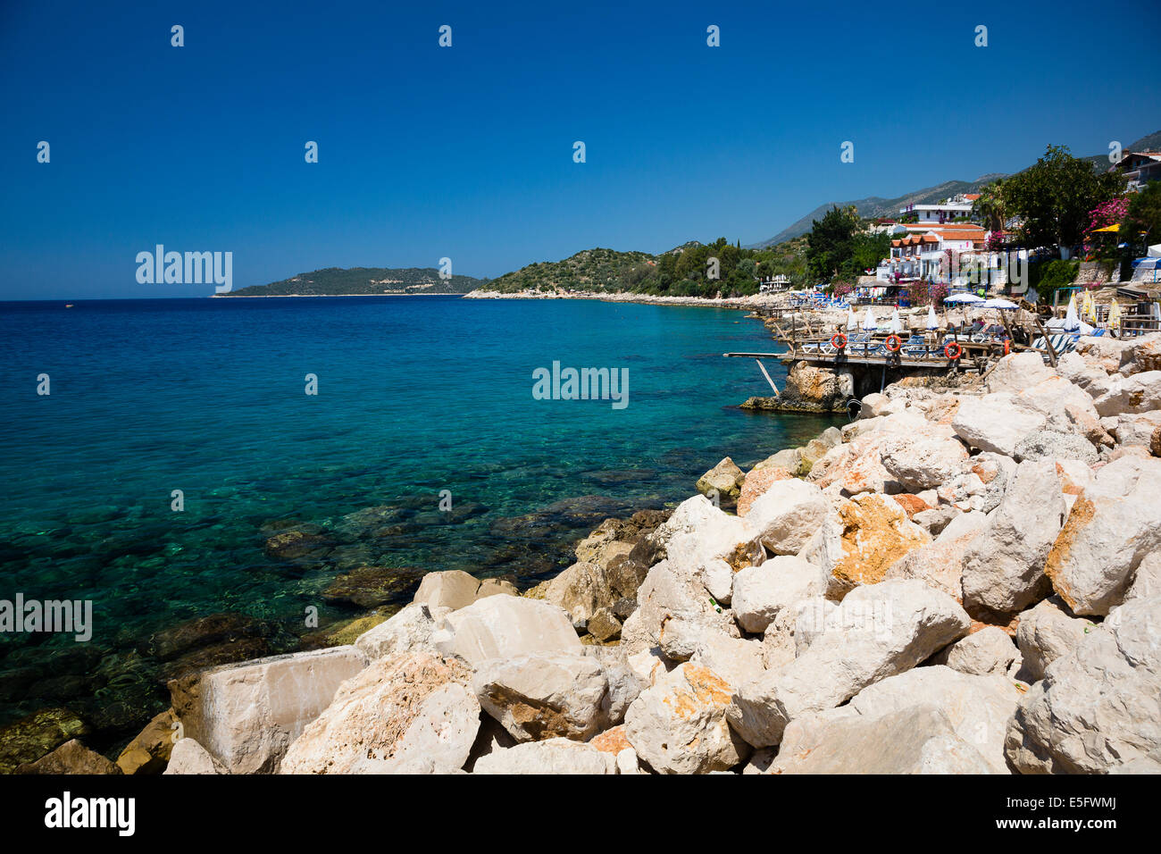 KAS, TURKEY View of bay at Kas Stock Photo - Alamy