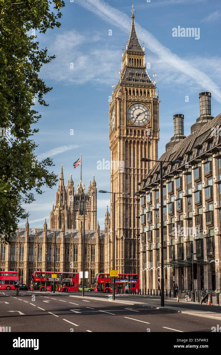 The Big Ben tower in London on July 30, 2014. The tower was completed ...