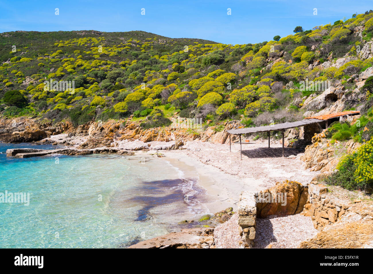 Cala Sabina beach in Asinara island in Sardinia, Italy Stock Photo - Alamy