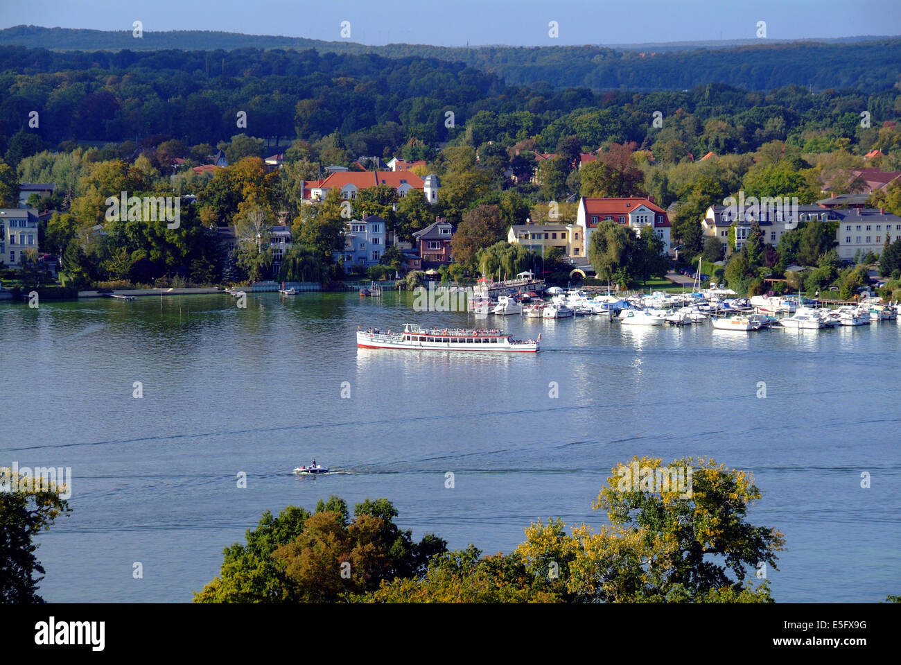 Beautiful overview from Flatow-Tower - Potsdam Brandenburg Germany ...