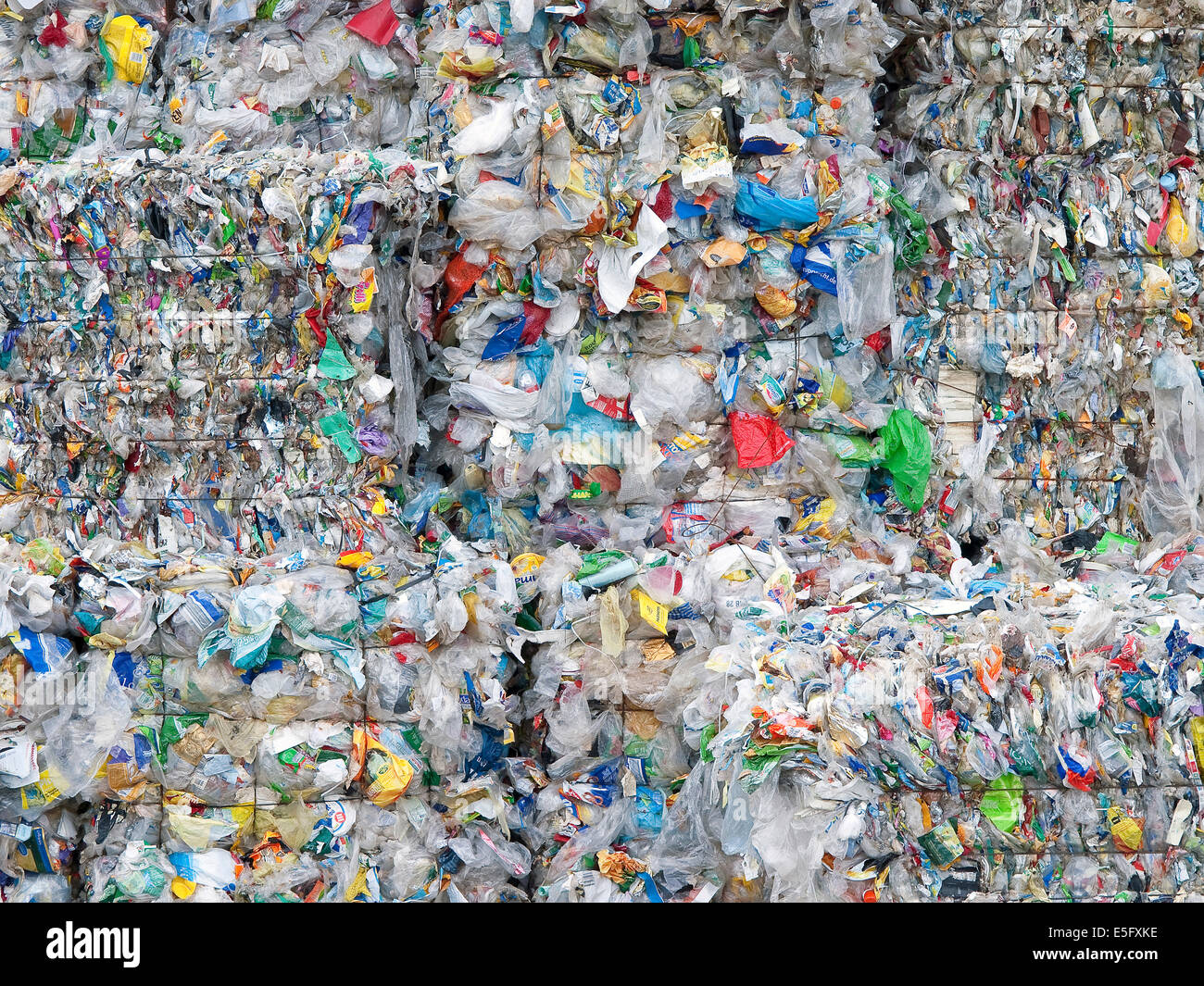Stacked plastic garbage landfill close hi-res stock photography and ...