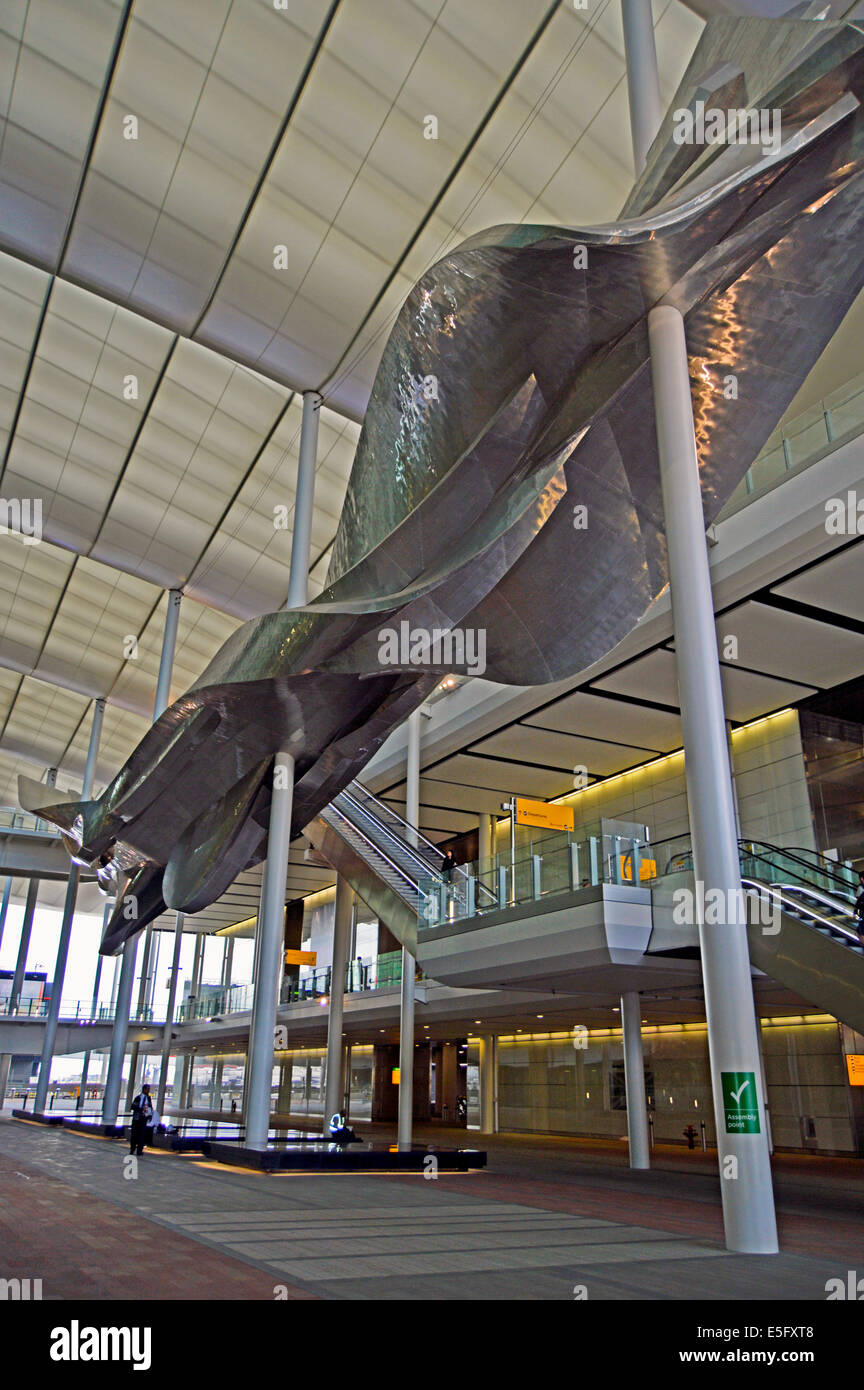 Heathrow Terminal 2 (The Queen's Terminal) showing the Slipstream ...