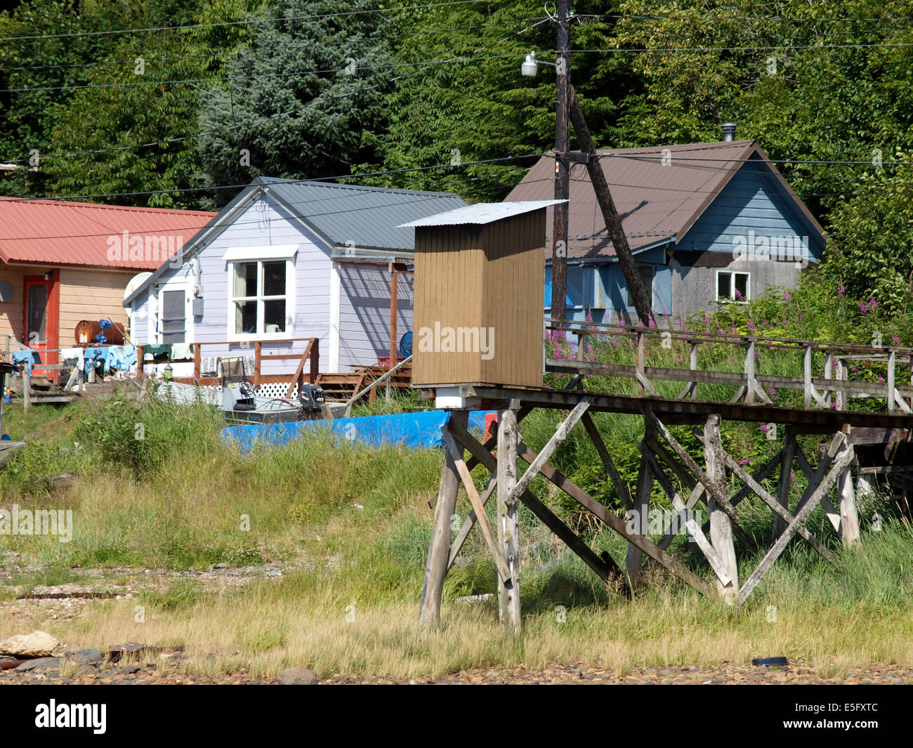 Tenakee Village Southeast Alaska Stock Photo - Alamy