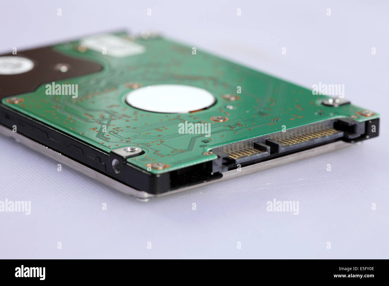 The hard drive of a laptop computer Stock Photo - Alamy