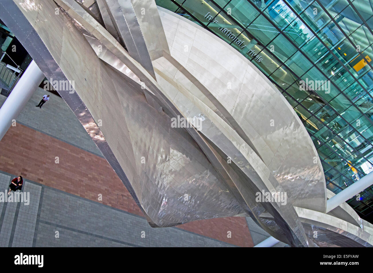 Heathrow Terminal 2 (The Queen's Terminal) showing the Slipstream ...