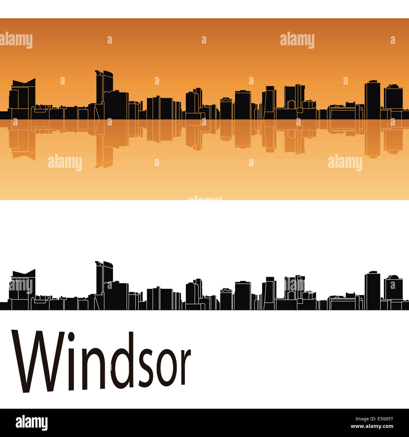 Windsor canada downtown city Cut Out Stock Images & Pictures - Alamy