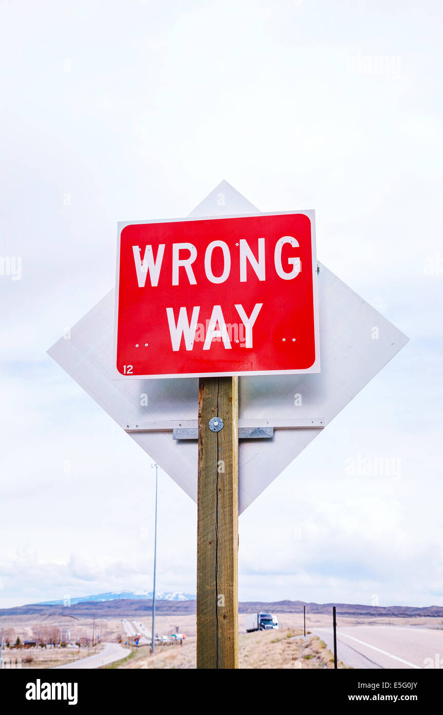 Wrong sign hi-res stock photography and images - Alamy