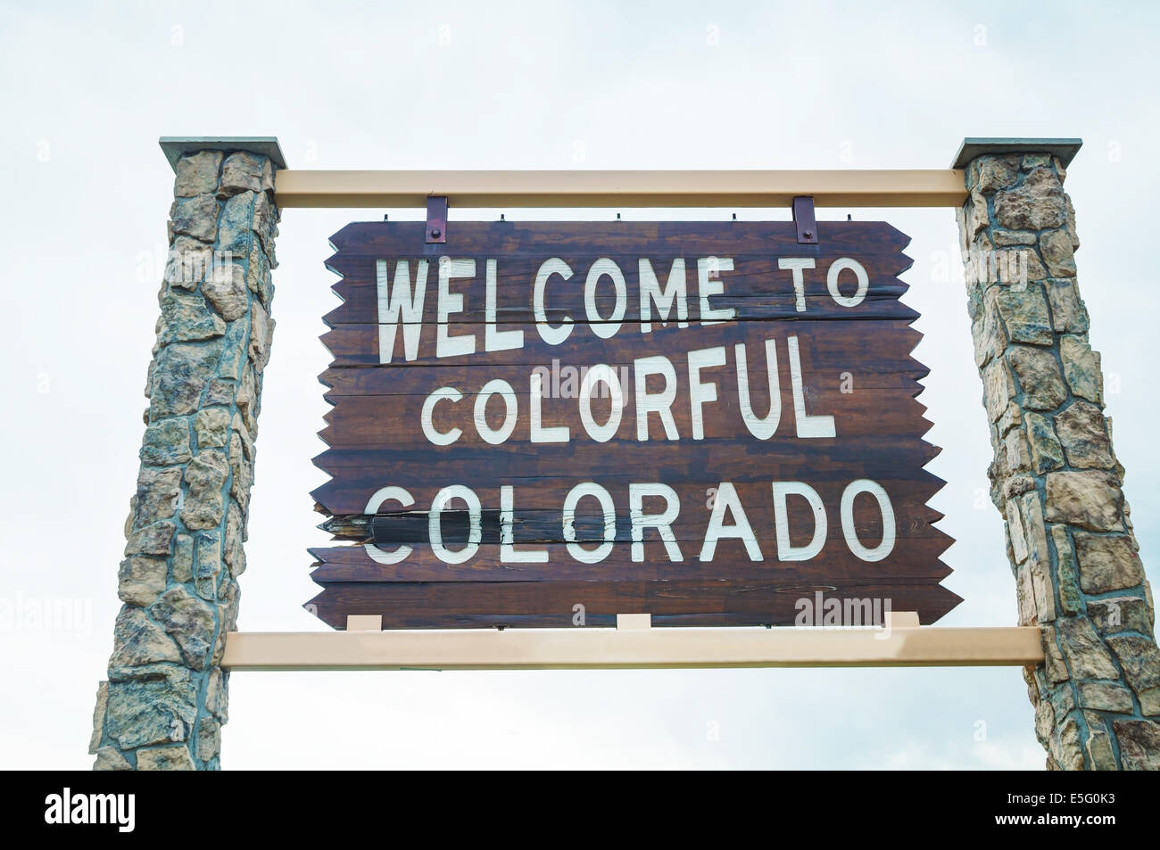 Colorado welcome sign hi-res stock photography and images - Alamy