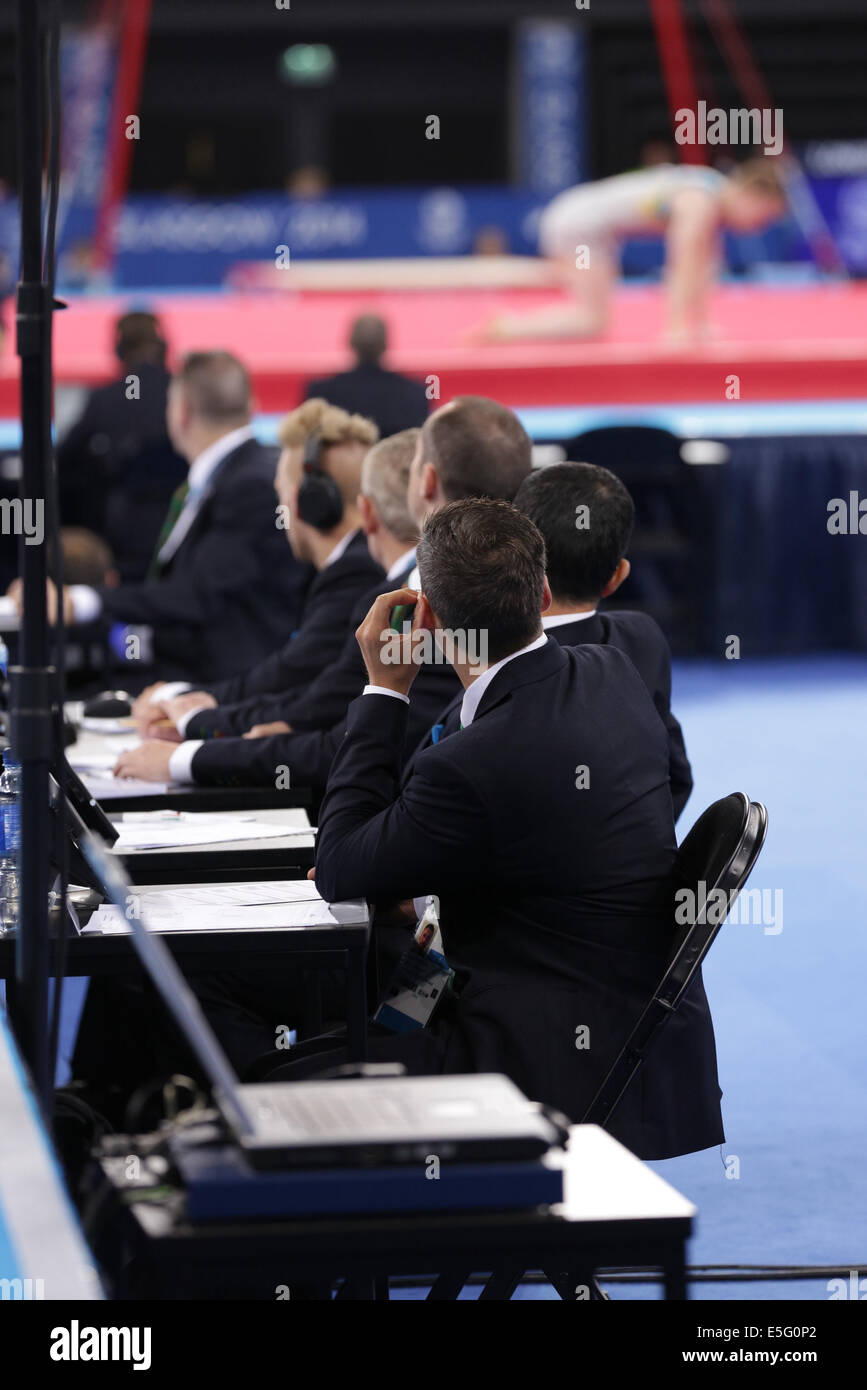 Gymnastics judges hi-res stock photography and images - Alamy