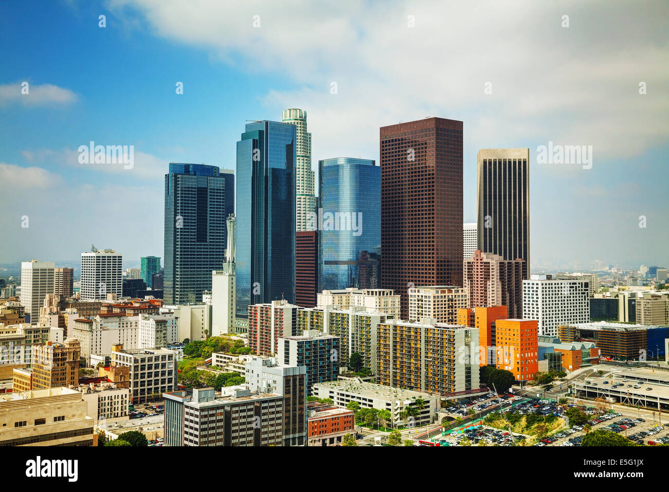 Los angeles skyline hi-res stock photography and images - Alamy