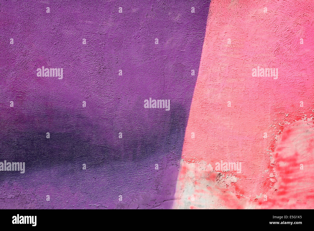 High quality colorful weathered wall background in natural pink and ...