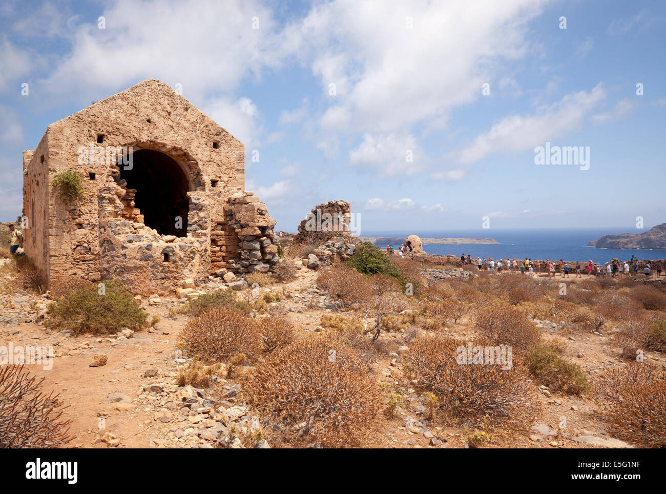 The Fort at Imeri Gramvousa, Crete, Greece Stock Photo - Alamy