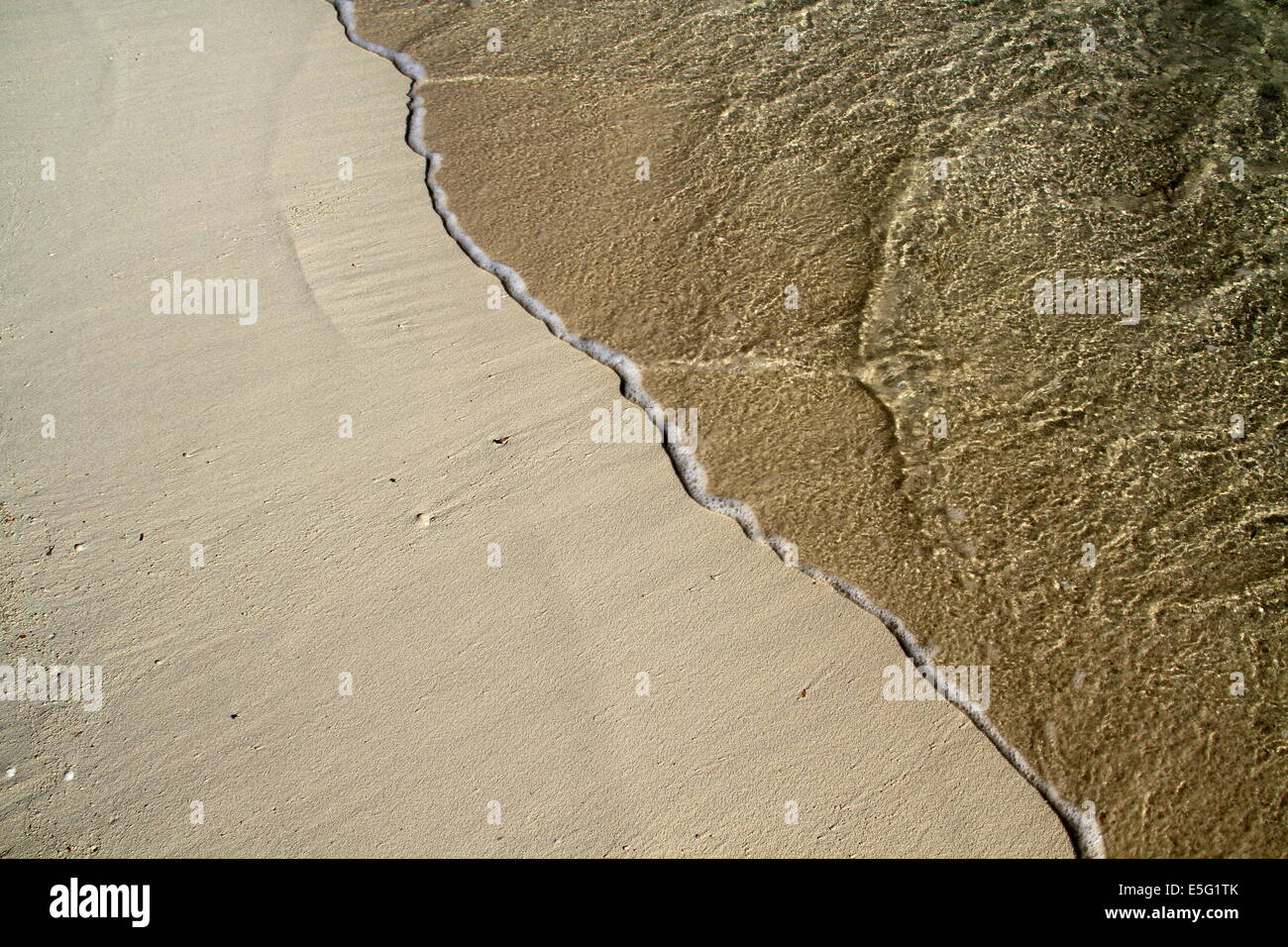 Lapping wave, Cable Beach, Nassau, Bahamas Stock Photo - Alamy
