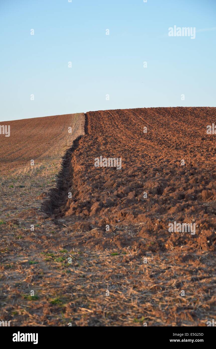 Arable Farm Land Stock Photo - Alamy