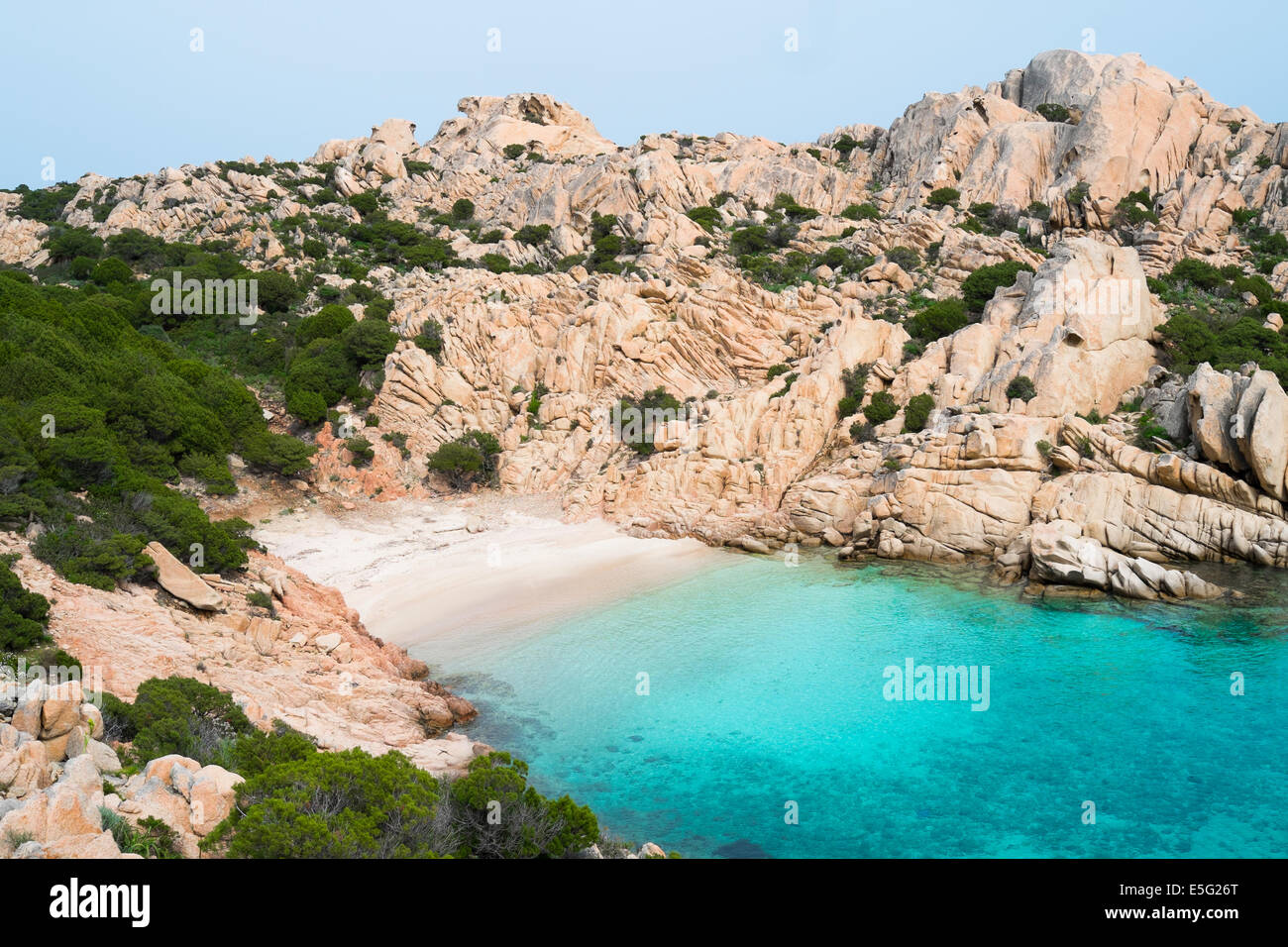 Beach cala coticcio in caprera hi-res stock photography and images - Alamy