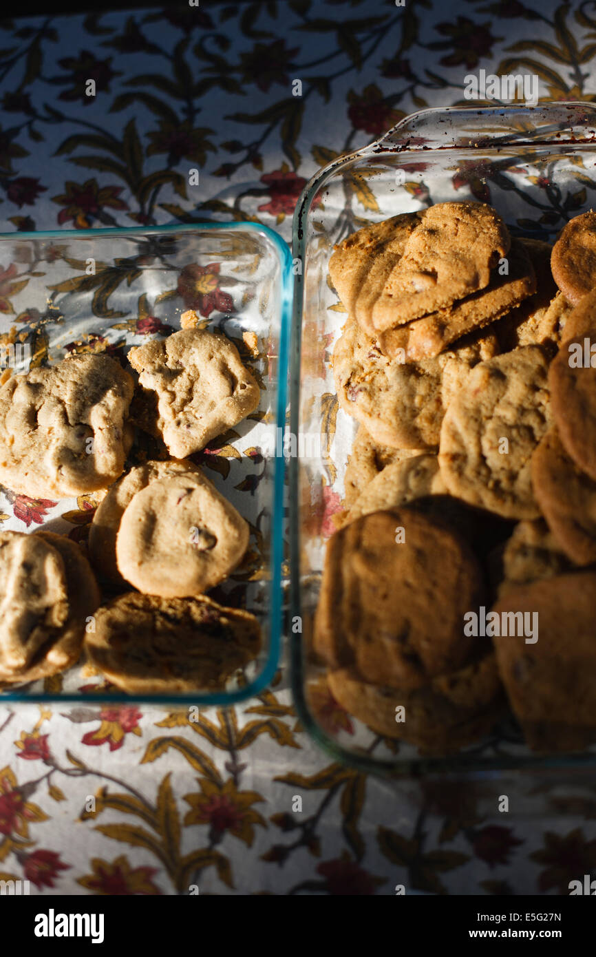 View from above of biscuits Stock Photo - Alamy