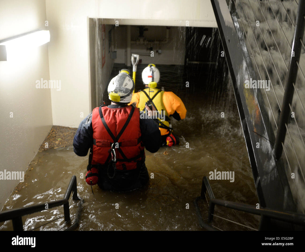 July 29,2014. Westwood, California, U.S. - A 30-inch water main that ...