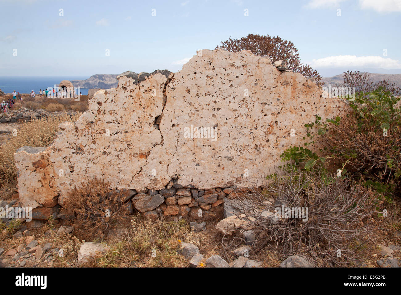 The Fort at Imeri Gramvousa, Crete, Greece Stock Photo - Alamy