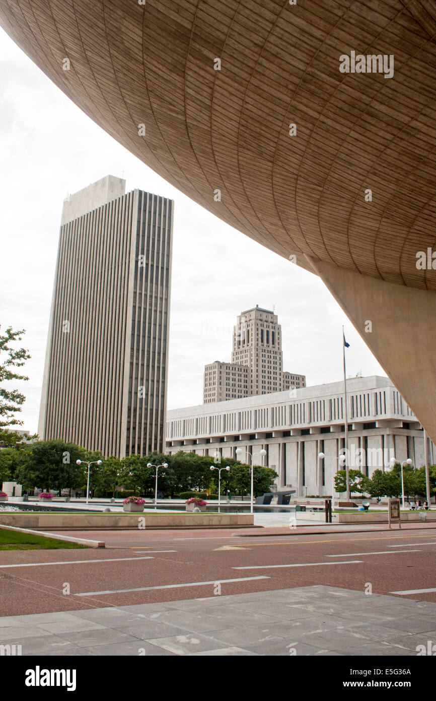 A view of Agency Building 3 and the Legislative Office Building in the ...