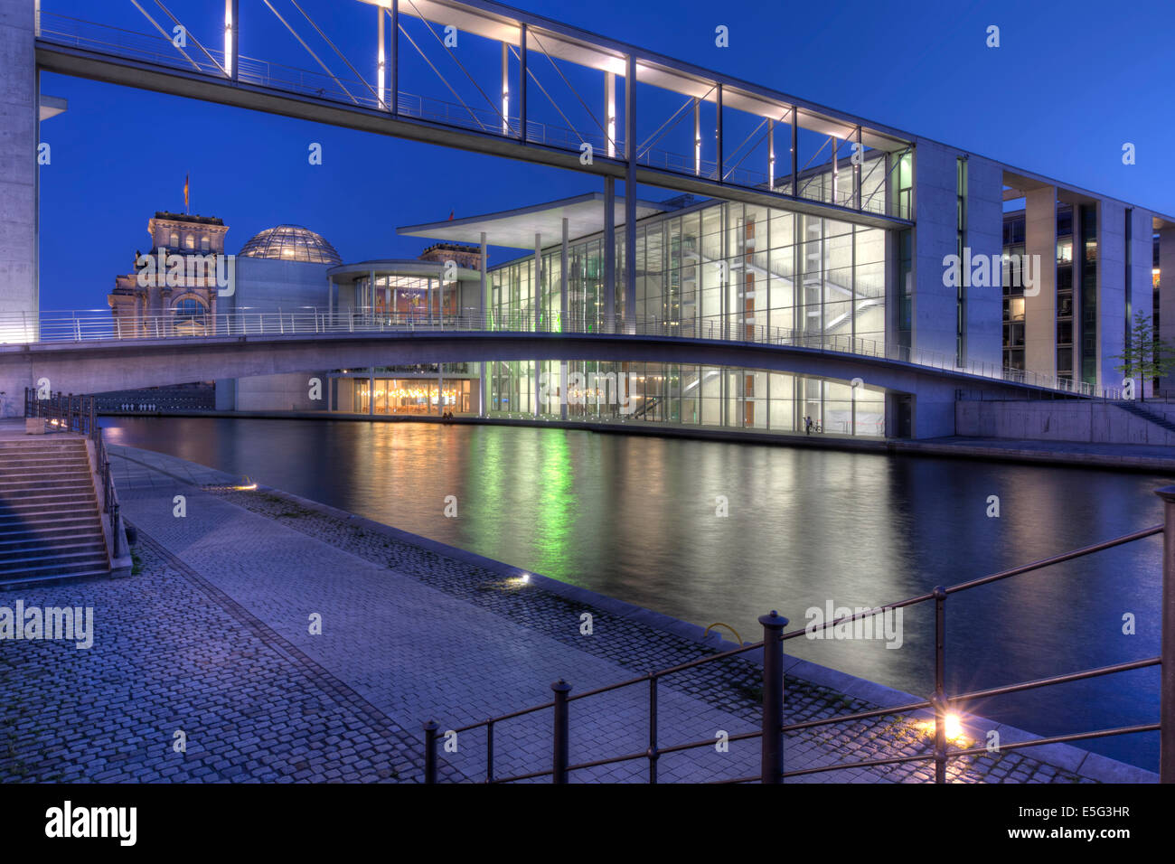 The government building district in Berlin Mitte, the capital of ...