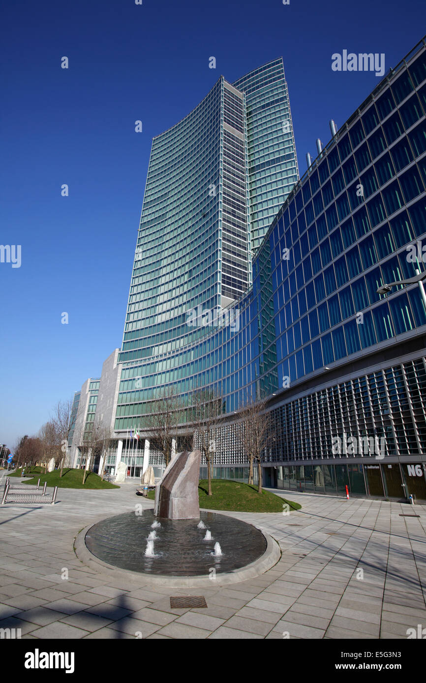 Modern architecture of Lombardy building, Milan, Italy Stock Photo - Alamy