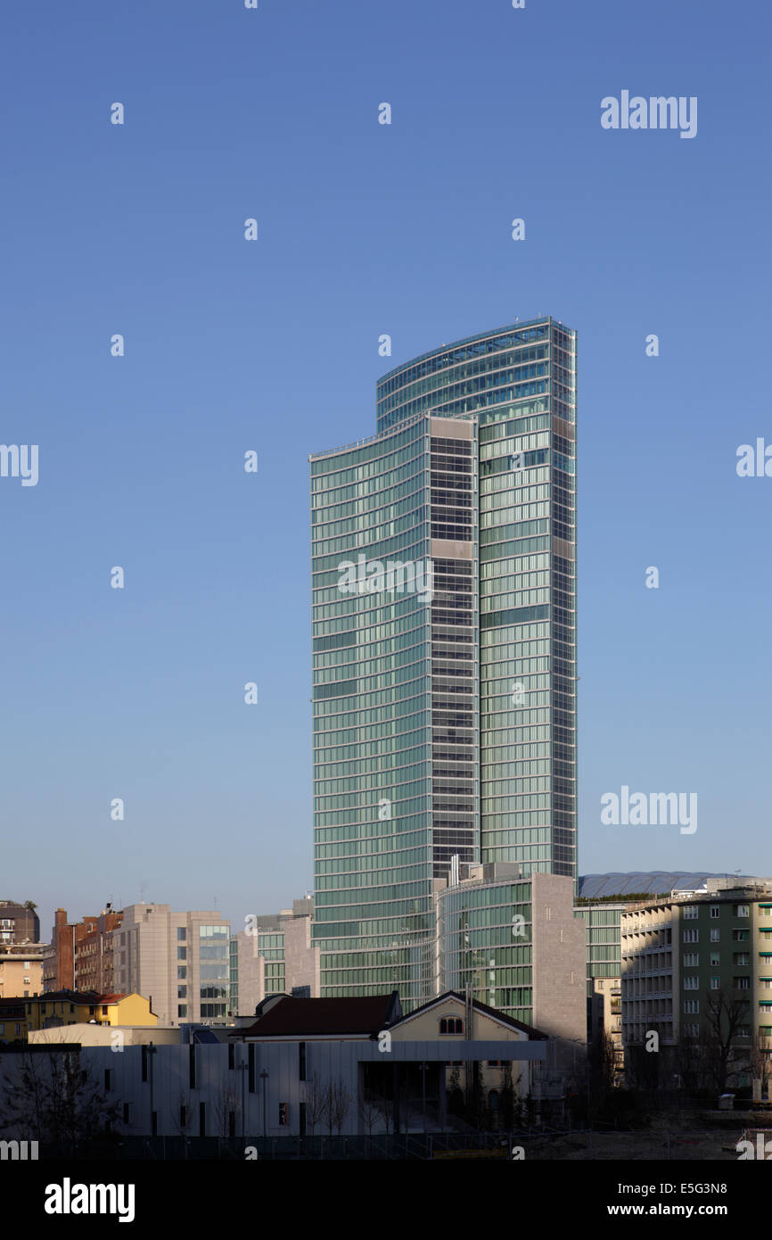 Modern architecture of Lombardy building, Milan, Italy Stock Photo - Alamy