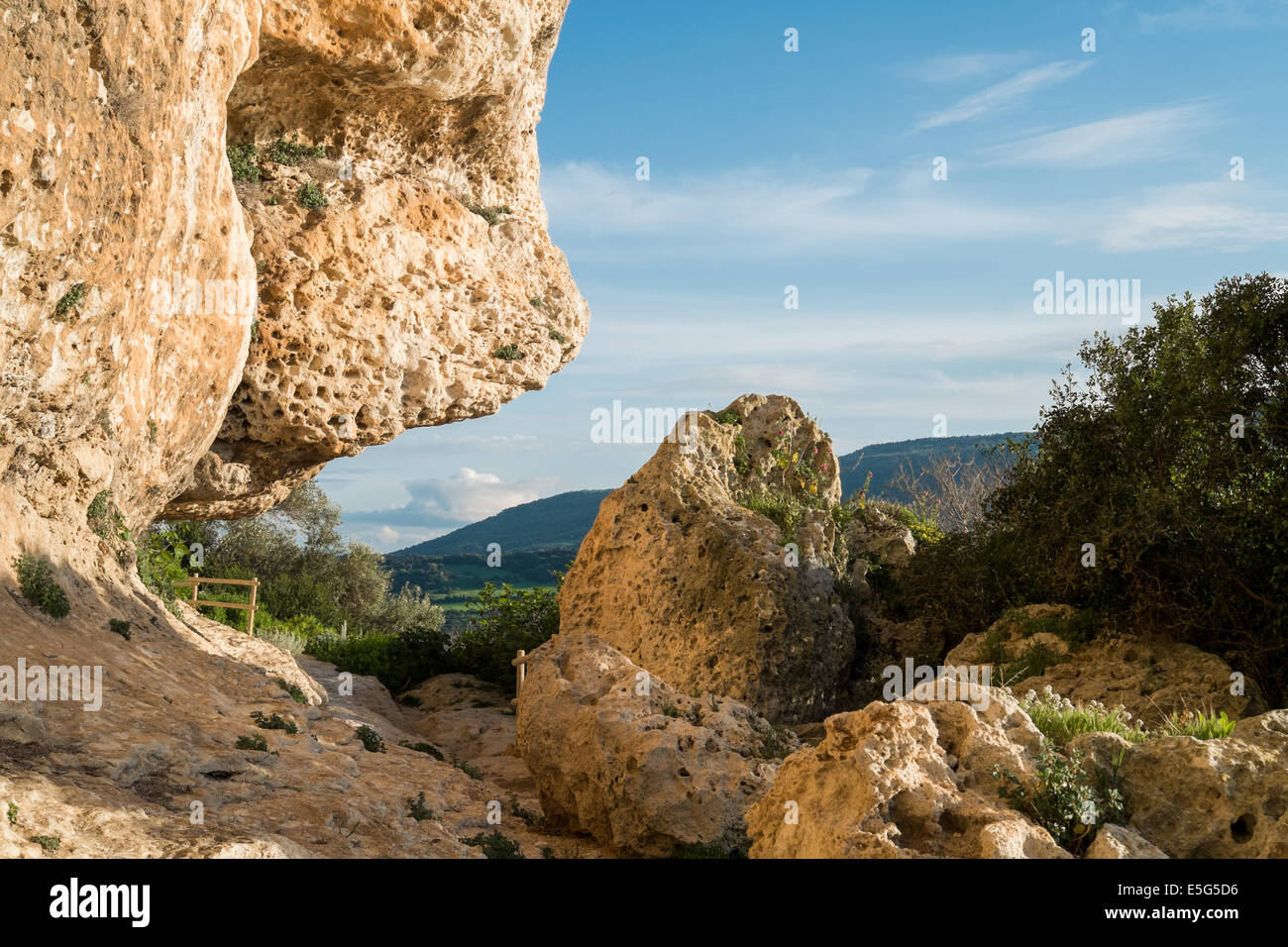 Rocca Doria rock formation in Rocca Doria Monteleone, Sardinia, Italy ...
