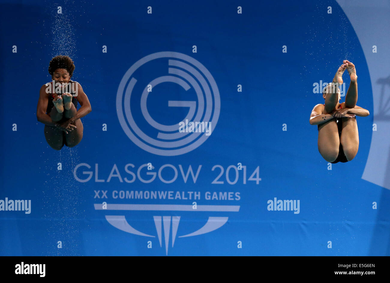 Edinburgh, Scotland, UK. 30th July, 2014. Jennifer Abel/Pamela Ware of ...