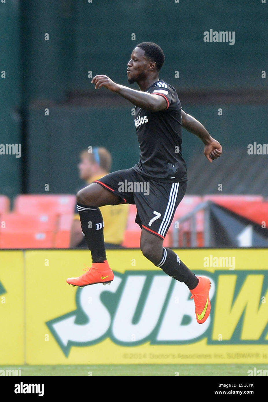 Washington DC, USA. 30th July, 2014. 20140730: D.C. United forward ...