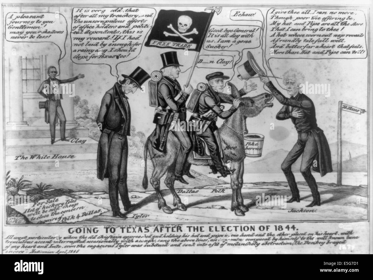 Jackson Spoils System Political Cartoons