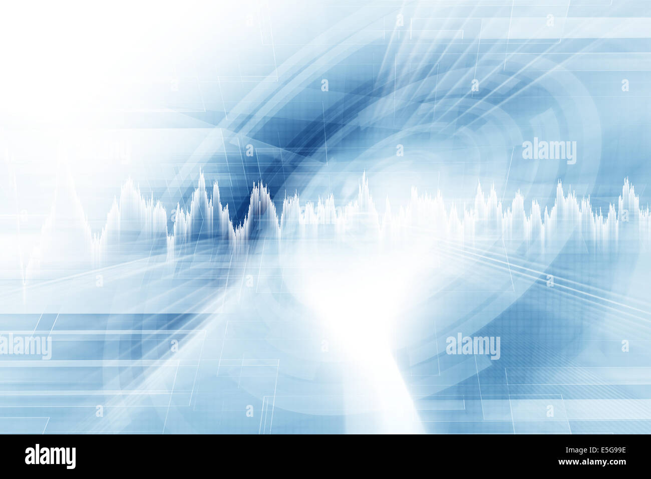 Blue Abstract Futuristic Background Stock Photo - Alamy