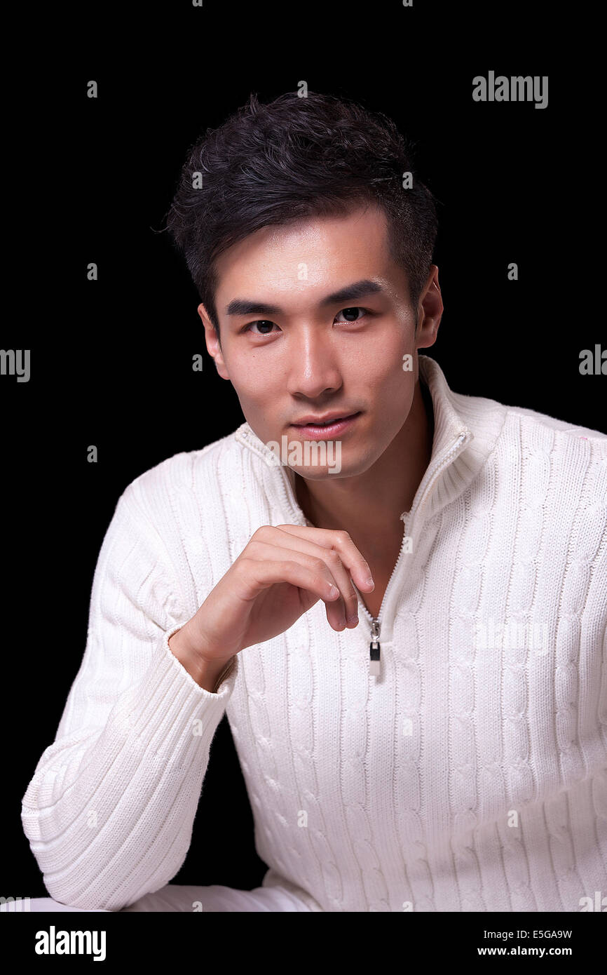 Young man protrait Stock Photo - Alamy