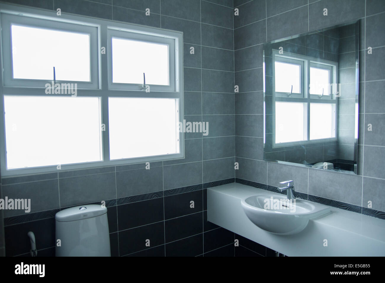 Interior of Toilet Stock Photo - Alamy