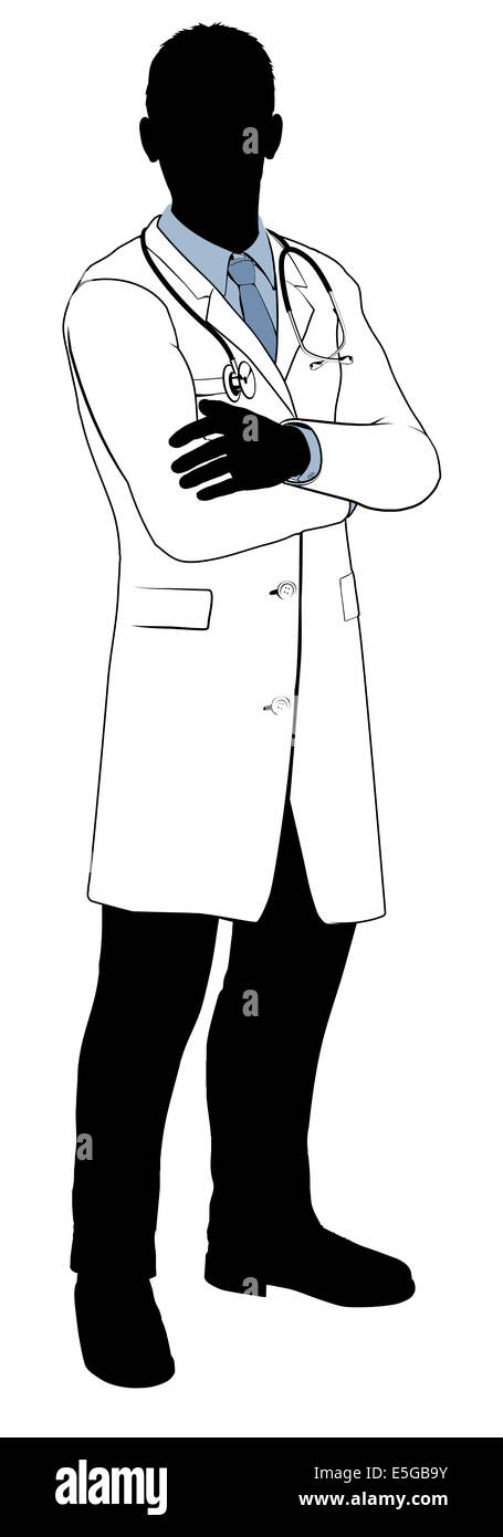 Professional young male doctor in Cut Out Stock Images & Pictures - Alamy