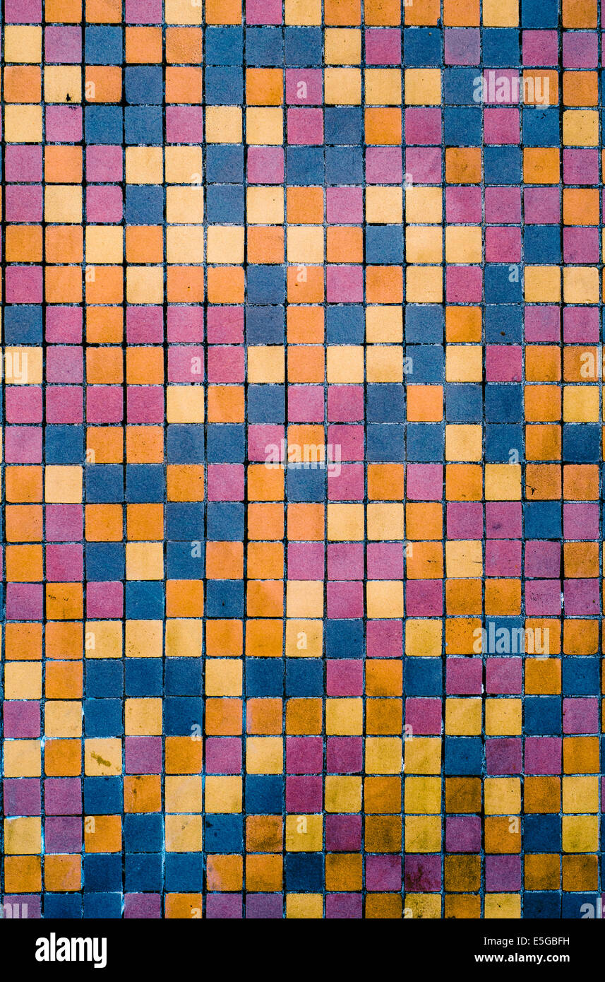 Orange floor tiles texture hi-res stock photography and images - Alamy