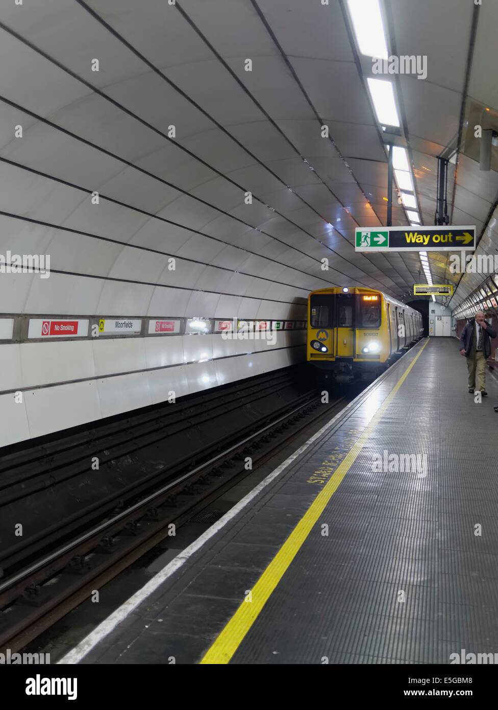 A Liverpool underground station Stock Photo - Alamy