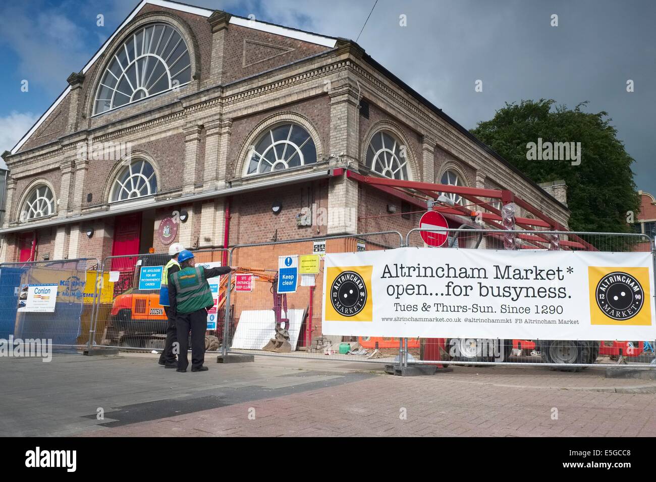 The Redevelopment of the Victorian Market Hall in 2014 Stock Photo - Alamy
