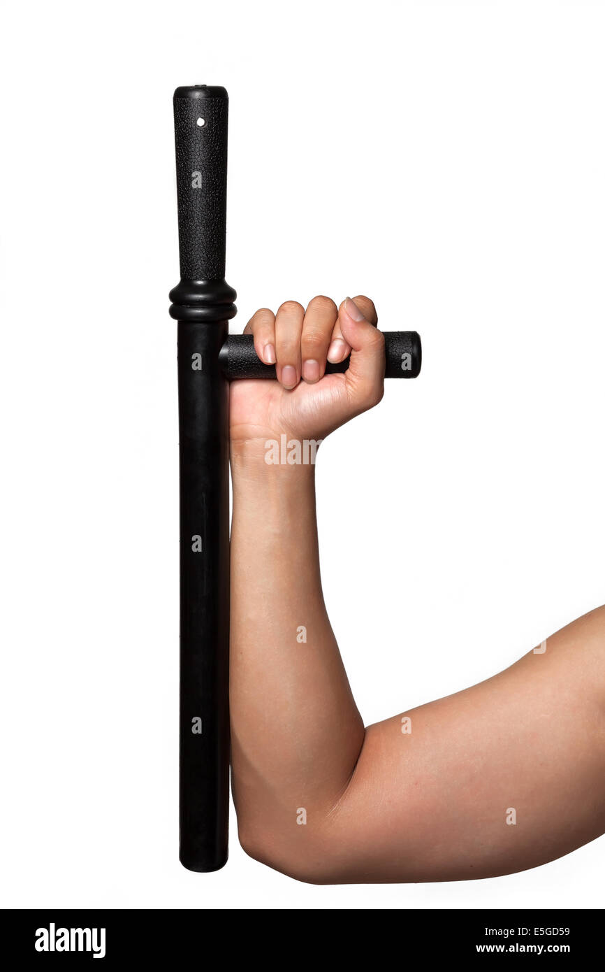 Police stick Cut Out Stock Images & Pictures - Alamy